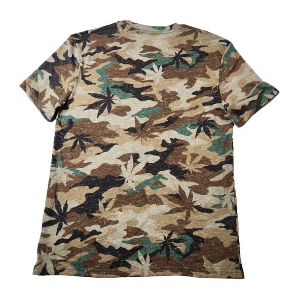 Lucky Brand | Shirts | Lucky Brand Mens Camo Weed Leaf T Shirt ...